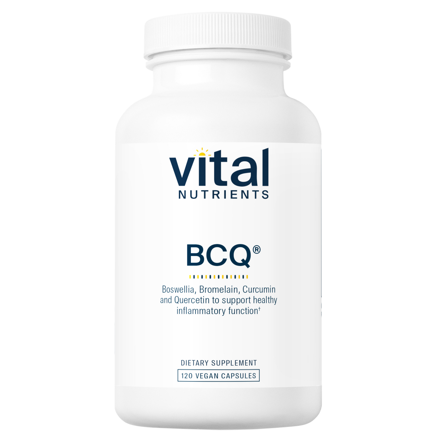 Vital Nutrients BCQ | Boswellia/Curcumin w/Quercetin & Bromelain