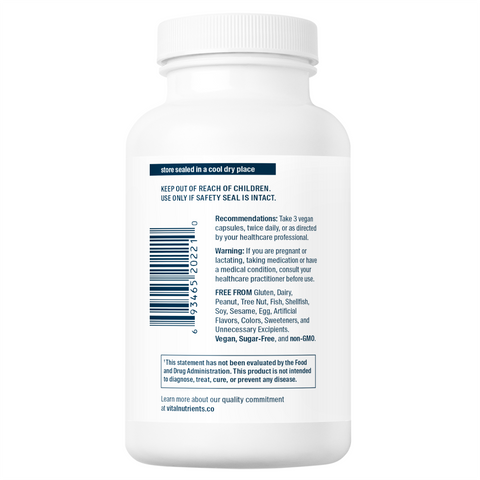 Vital Nutrients BCQ | Boswellia/Curcumin w/Quercetin & Bromelain