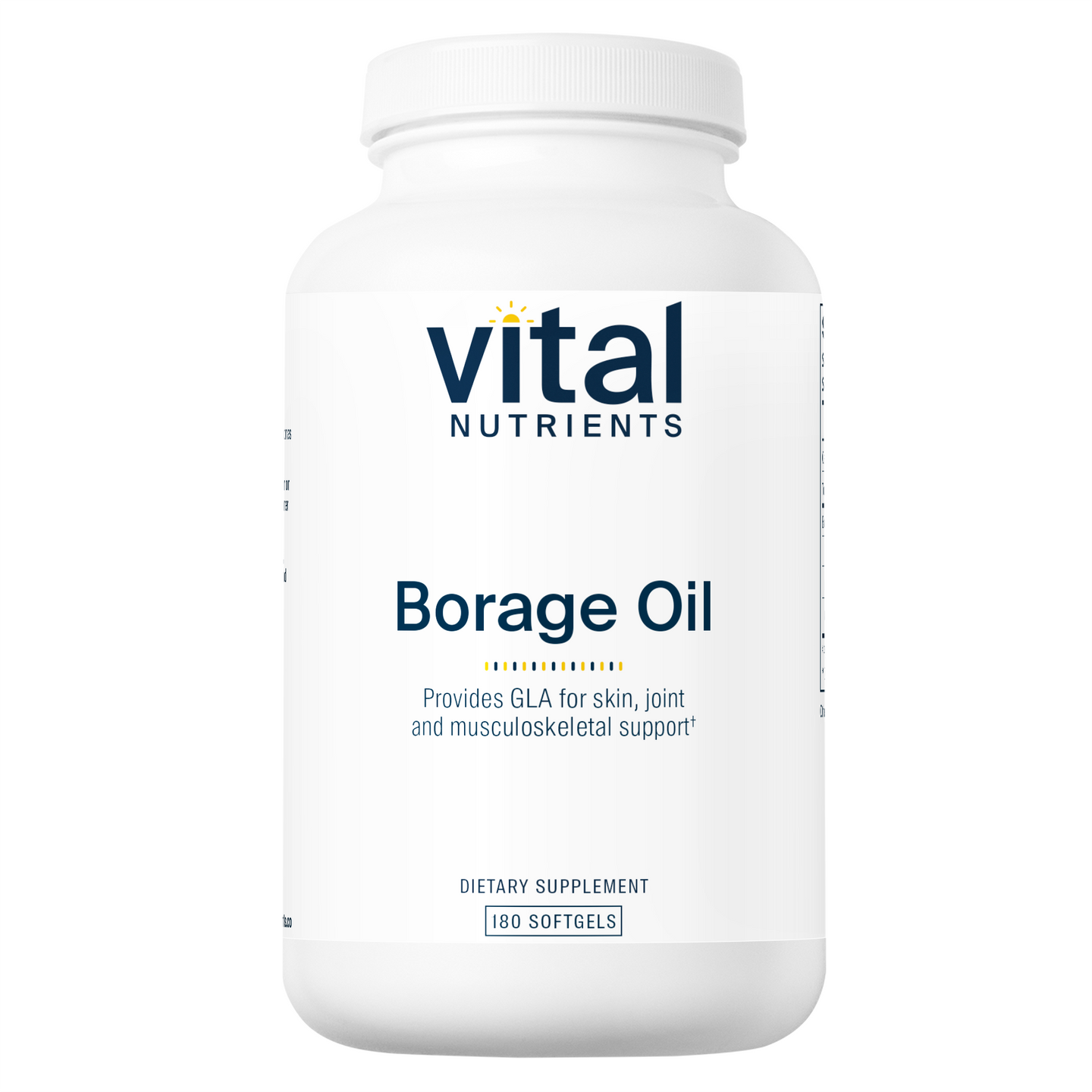 Borage Oil Supplement | 60 Softgels | High Quality Borage Oil Capsules