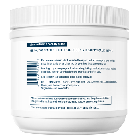 GI Repair Powder 206 Grams | Vital Nutrients GI Repair Powder