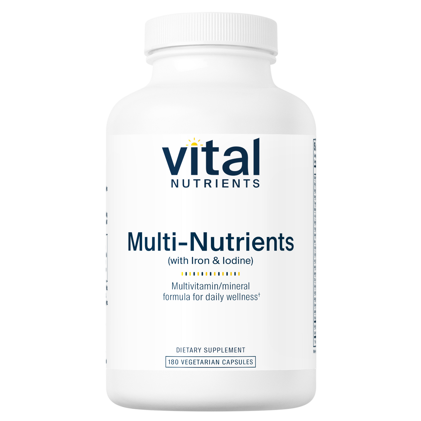 Multi-Nutrients with Iron & Iodine | Multi-Vitamin/Mineral Formula