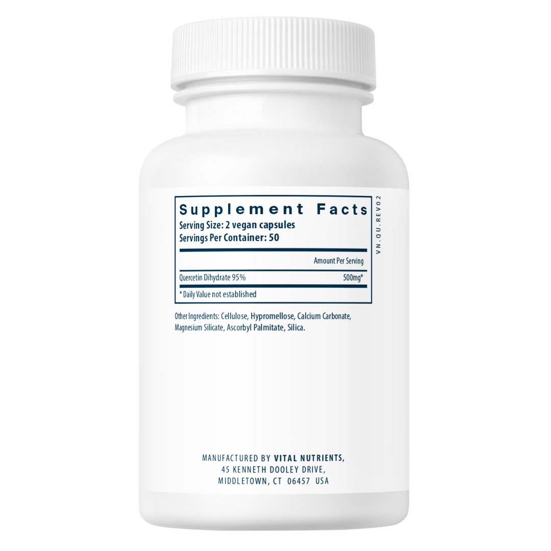Quercetin Supplement | 100 Capsules | Quercetin Dihydrate Supplement