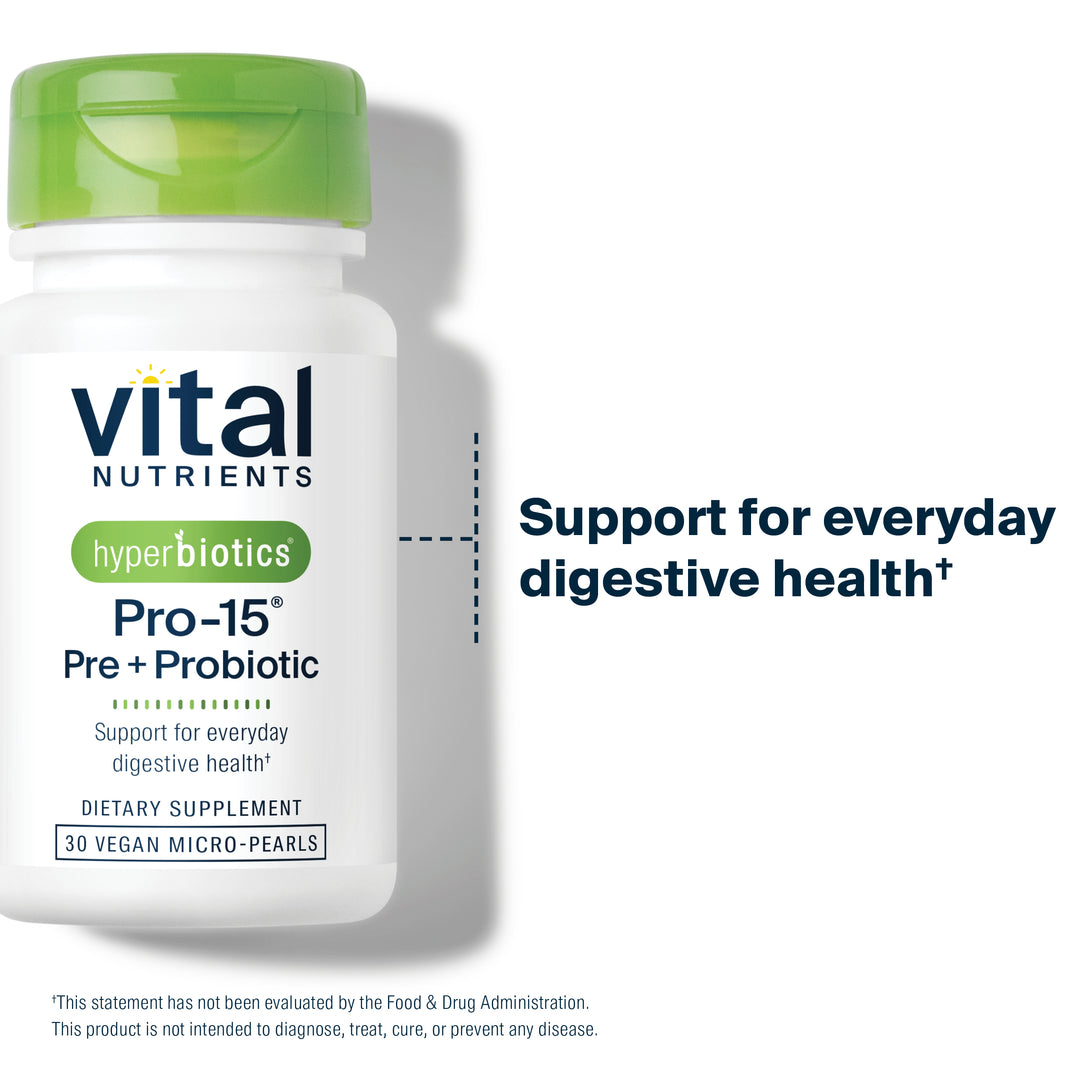 Hyperbiotics Pro-15 Pre+Probiotic | Support for Everyday Digestive Health