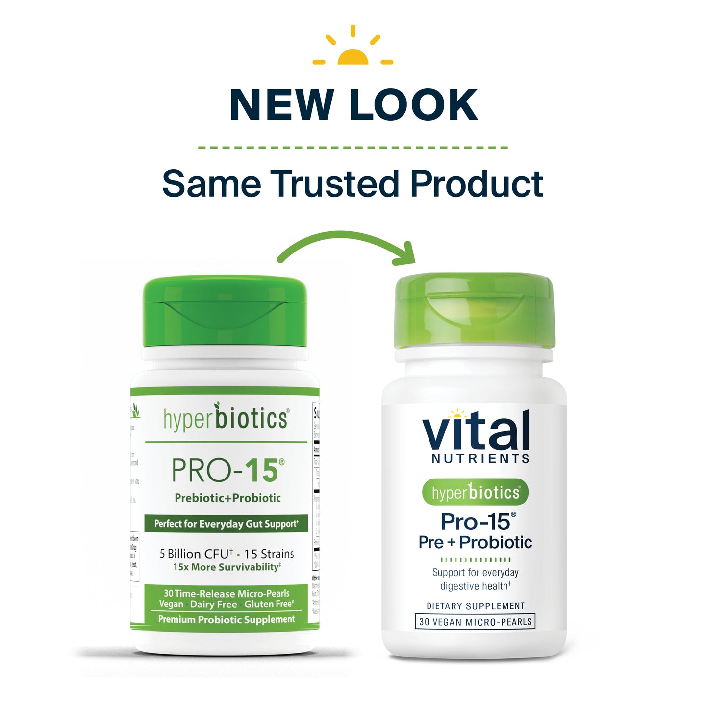 Hyperbiotics Pro-15 Pre+Probiotic | Support for Everyday Digestive Health
