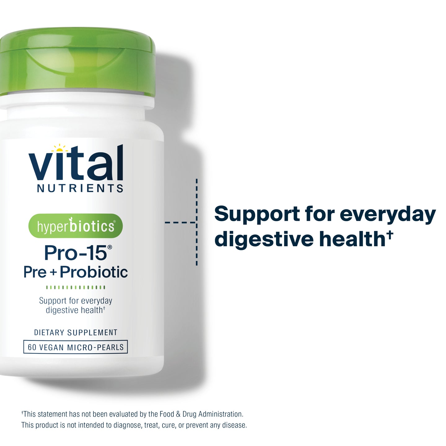 Hyperbiotics Pro-15 Pre+Probiotic | Support for Everyday Digestive Health